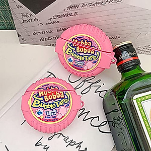 Cute and Interesting,Silicone Airpod Case Covers with Keychain,Compatible with Airpods 1&2 Case,More Attractive airpod case (HBA)