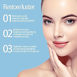 RABIOTA Under Eye Patches,30 pairs Hyaluronic Acid Anti-Aging Under Eye Mask, Collagen Under Eye Gel Pads for Dark Circles, Wrinkles, Fine Line, Puffiness (Blue)