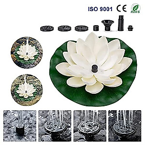 WSSBK Solar Fountain Pump for Garden Patio Watering for Bird Bath Micro Water Pump 7V Vibrator Motor Garden Decor Pressure Boost Pump