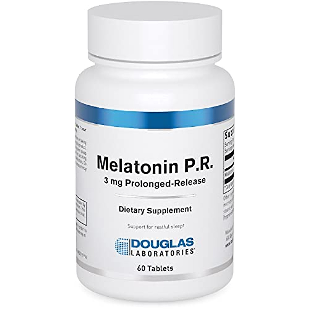 Douglas Laboratories Melatonin P.R. | 3 mg Prolonged-Release Melatonin to Support Sleep/Wake Cycles* | 60 Tablets