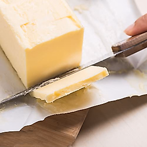 Frcctre 2 Pack Glass Butter Dish, Small Glass Butter Keeper with Dome Lid and Handle, Clear Covered Butter Serving Dish Decorative Crystal Mini Butter Container Butter Cloche