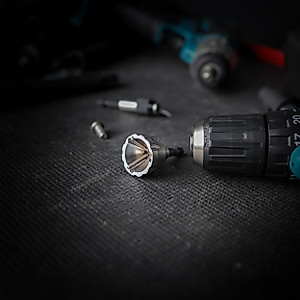 ABN Bolt Deburring Tool - 0.1 to 0.8in Deburring Bit Chamfer Tool Drill Attachment for Steel, Copper, Brass, and Wood