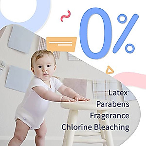 ECO BOOM Diapers, Baby Bamboo Viscose Diapers, Eco-Friendly Natural Soft Disposable Nappies for Infant, Size 0 Suitable for up to 7 lbs (Newborn - 34 Count)