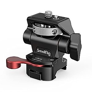 SmallRig Field Monitor Mount with NATO Clamp, Camera Monitor Holder for 5” and 7” Monitor, Swivel and Tilt Adjustable - 2906B