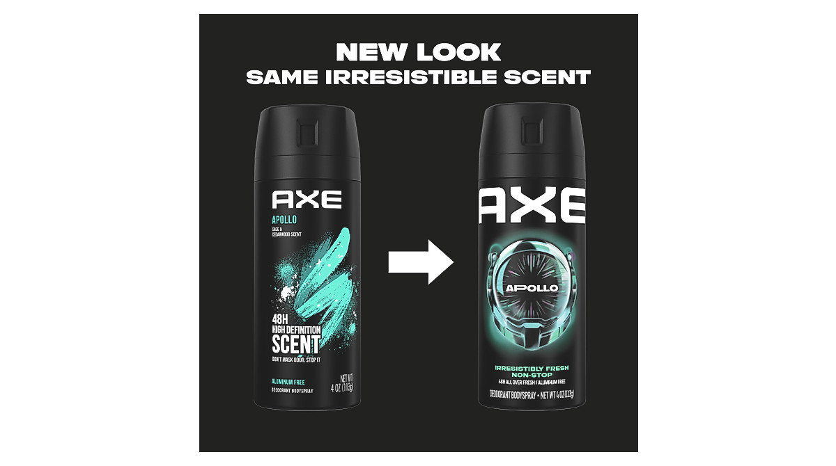 AXE Apollo Body Spray Deodorant - Long-Lasting Sage & Cedarwood Fragrance