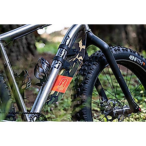 Portland Design Works | Mud Shovel 6.5 Front Bicycle Fender, Woodland Camo