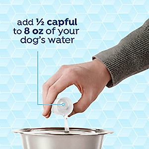 TropiClean Fresh Breath Certified Wellness Collection Dental Health Solution Plus Digestive Support for Dogs | Prevents Plaque & Tartar | VOHC Accepted | Freshens Bad Dog Breath | 16 oz