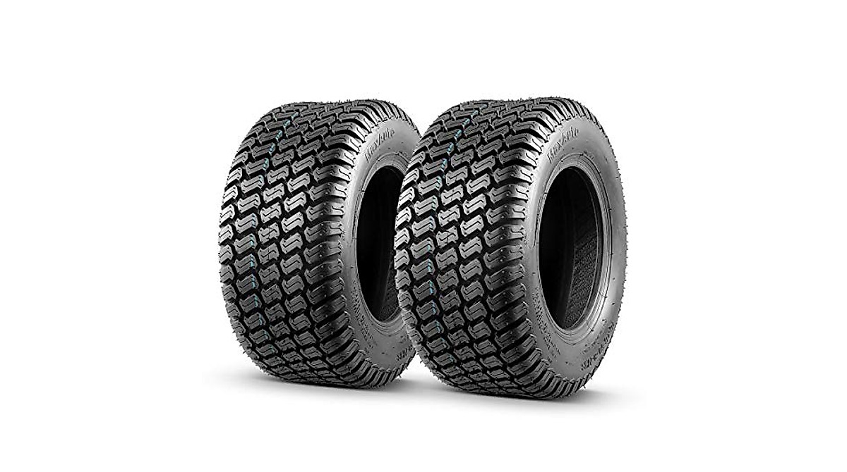 MaxAuto 16x6.50-8 Lawn Mower Tires - 2 Pcs Turf Traction