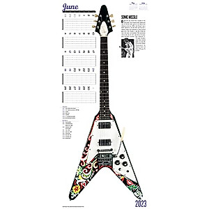 Guitars Wall Calendar 2023: A Year of Classic Images