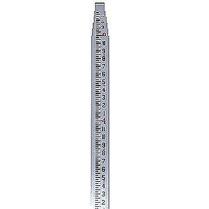 BOSCH CST/berger 06-916 Measuremark 16-Foot Grade Rod in Feet, Tenths and Hundredths, L, White