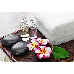 ActiveBliss Hot Stones - 2 Extra Large Massage Stones Set (4 in x 3.15 in) (Sacrum or Belly) for Professional or Home spa, Relaxing, Pain Relief, Healing