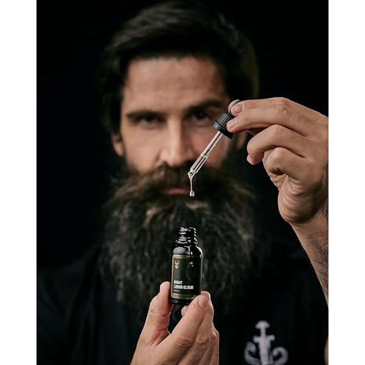 The Beard Struggle - Beard Growth Oil - Hoenir's Poem, Gold Collection (1 Fl oz) - Night Liquid Elixir - Beard Oil for Men - Softens, Moisturizing, & Healthier Beard Growth