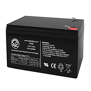 AJC Battery Compatible with Simplex Fire Alarm Control Panel Battery 12V 12Ah Alarm Battery