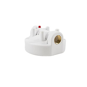 Bluonics 2 Pack of 10" Whole House Water Filter Housing System uses Standard Size 4.5 x 10 Cartridges - Complete with Wrench, Bracket and Screws