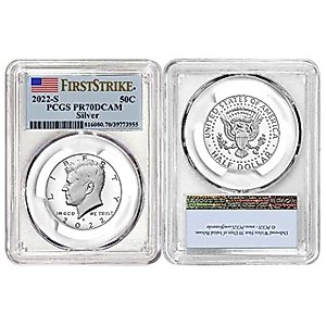 2022 S Kennedy Half Dollar Coin Proof Half Dollar PCGS PR-70