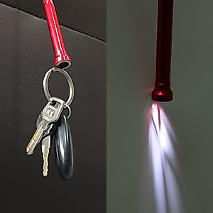 24.4 in Claw Grabber Tool,Bendable Hose Reacher Pickup with LED Light,4 Claw Picking Tool for Garbage Litter Pick Home Sink Drain and Metal small items.