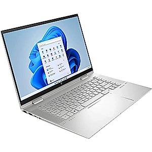 2022 HP Envy X360 2-in-1 15.6" FHD Touch-Screen Laptop | 11th Generation Intel Core i5-1155G7 | 16GB DDR4 | 512GB SSD | Backlit Keyboard | Fingerprint | Windows 11 | with Mouse Pad Bundle