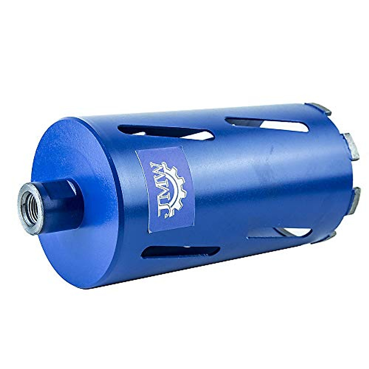 Jeremywell Dry Diamond Drill Core Bit for Brick and Concrete with Pilot Bit - 5" (127mm) Diameter with SDS Plus Arbor for #30/40 Diamond, Laser Welded