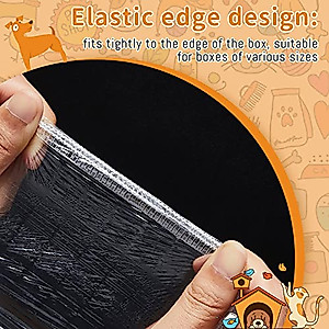 50 Pieces Cage Liners for Small Animals Disposable Hamster Tray Liner Clear Plastic Box Liner Leak Proof Guinea Pig Cage Liner Bag Litter Toilet Film for Rabbit Bunny Hamster Hedgehog Cage