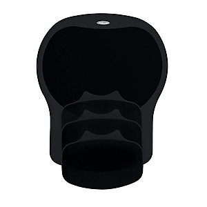 Fellowes Easy Glide Gel Wrist Rest and Mouse Pad, Black (93730)