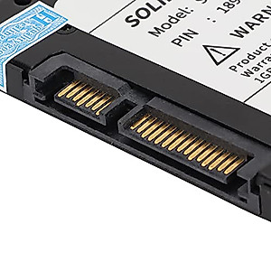 Naroote SATA 3 SSD, Low Consumption Black 2.5 Inch Desktop Computer Drive for PC for Laptop (240GB)