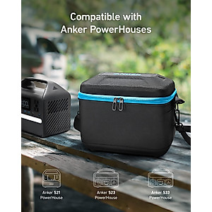 Anker Carrying Case Bag (S Size), Dustproof and Waterproof, Exclusively Compatible Portable Power Station 256Wh, 289Wh, and 389Wh, for Outdoor Camping, RV (Powerhouse Not Included)