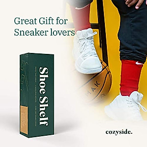 Floating Shoe Shelf For Wall - 6 Shoe Display Shelf for Wall, Floating Shoe Display Shelf for Sneakers, Shoe Shelf Wall Mount for Bedroom - Shoe Shelf Wall Mounted, Shoe Wall Shelf Display for Sneaker