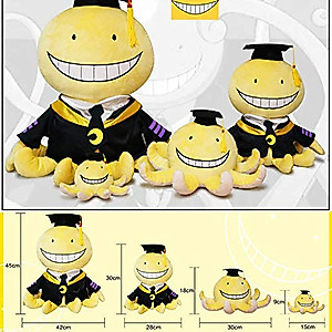 Plush Classroom Character Plushie Toy Doll Stuffed Funny Yellow Cartoon Throw Pillow Collection