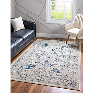Unique Loom Oslo Collection Area Rug - Osterbro (10' x 13' 1" Rectangle, Beige/ Light Brown)