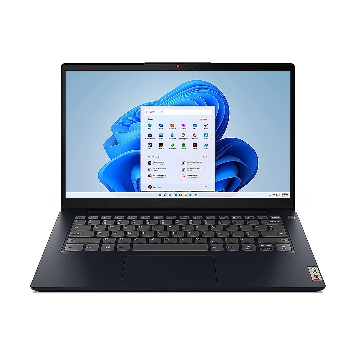 Lenovo Newest IdeaPad 3 14ALC6 14" FHD IPS Laptop (AMD Ryzen 5 5500U (Beats Intel i7-1065G), 6-Core, 2.10GHz, 8GB RAM, 256GB SSD, AMD Radeon, Fingerprint, AC WiFi, BT 5.1, Webcam, Win11H) w/Hub