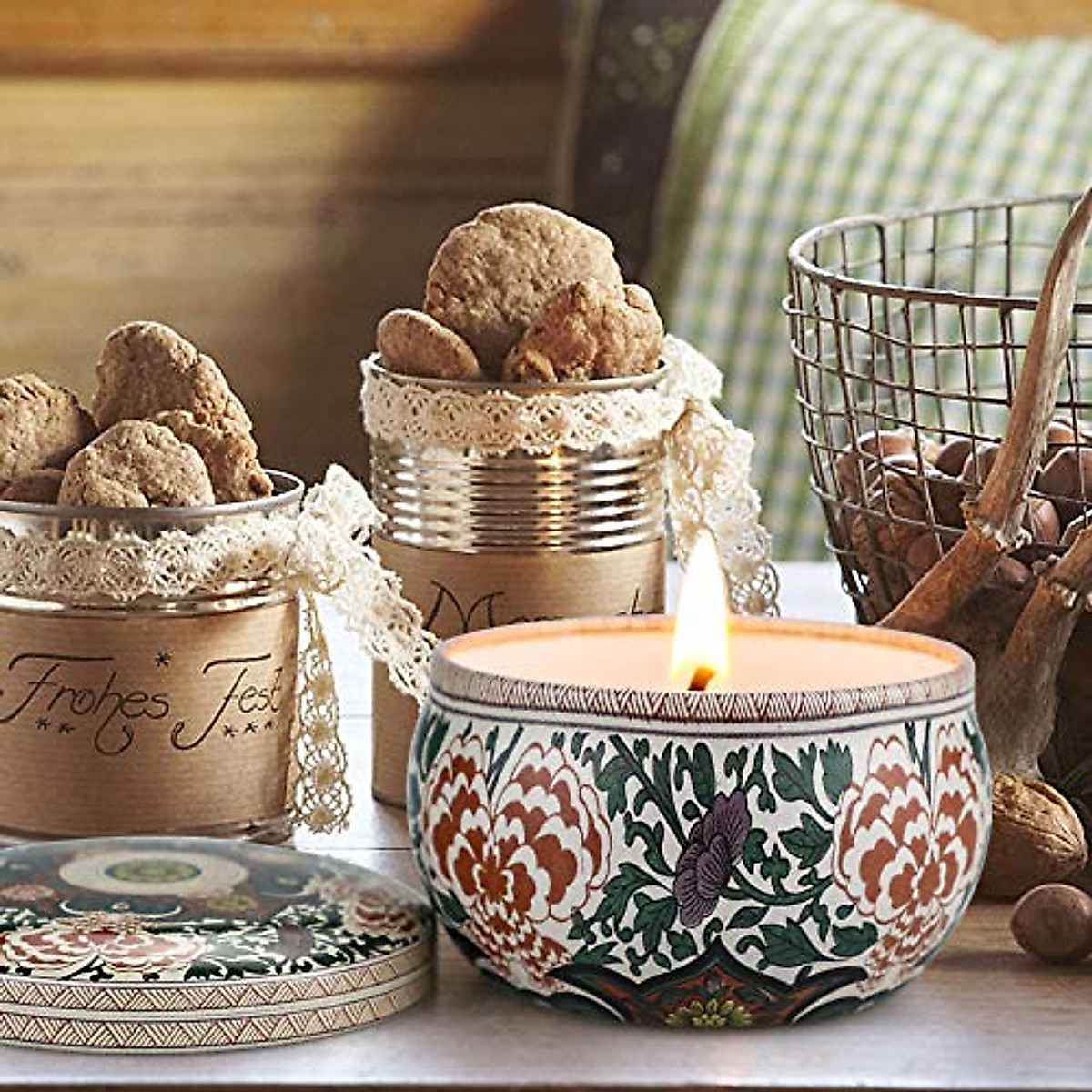 Scented Candles Gifts Set for Women, 16 Pack Aromatherapy Candles for Home Scented, 40 OZ 320 Hour Long Lasting Lavender Candle, Soy Scented Candles are Suitable as Gifts for Family and Friends