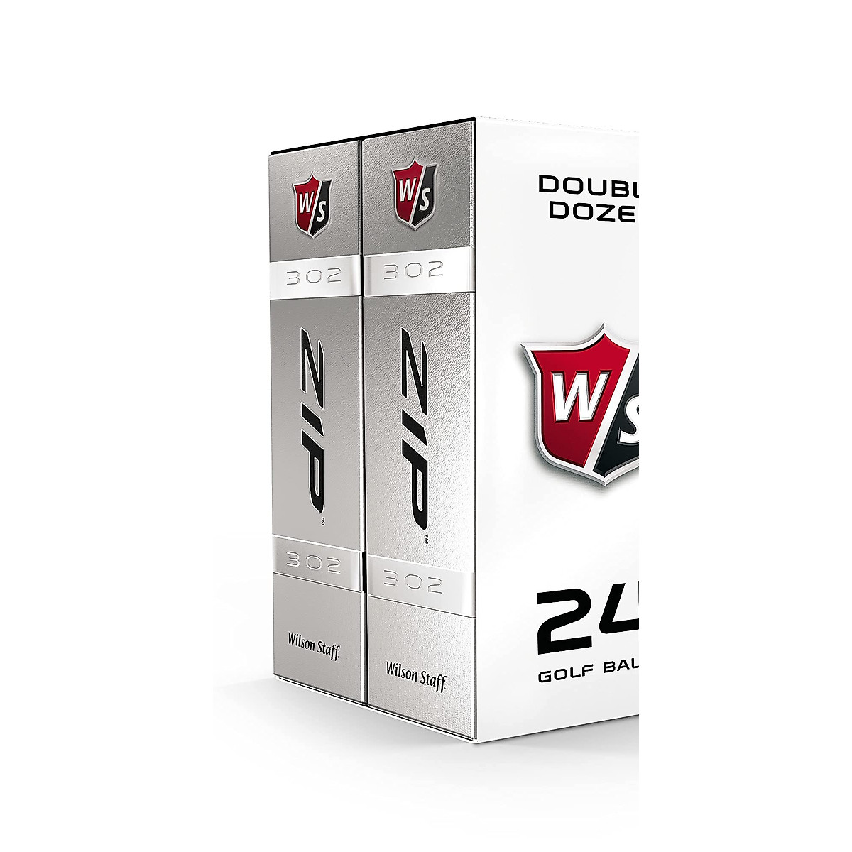 Wilson Zip Golf Balls - 24 Pack, White