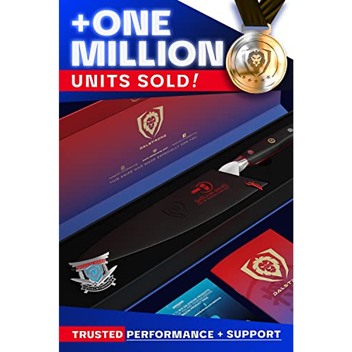 DALSTRONG Chef Knife - 8 inch Blade - Shogun Series ELITE - Damascus - Japanese AUS-10V Super Steel - G10 Black Handle - Razor Sharp Kitchen Knife - Professional Full Tang Knives Chef's Knife - Sheath