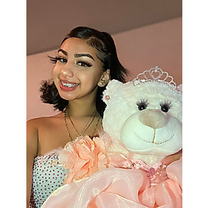 20" Quince Anos Quinceanera Last Doll Teddy Bear with Dress (Centerpiece) ~ B16631-4 Baby Blue