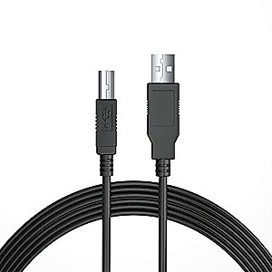Printer AC Power Cord USB Printer Cable Compatible for Brother HL-L3290CDW HL-4150CDN,HL-5240,HL-5250DN,HL-5250DN,HL-5450DN,HL-L5100DN,HL-L5200DW,HL-5340D,HL-5370DW,HL-L6200DW,HL-L8260CDW (USB Cable)