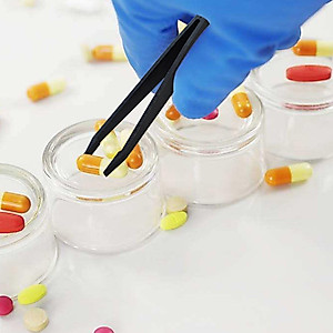 7pcs Precision Anti-static Tweezers, Marrywindix Plastic Tweezers for Electronics Jewelry-making Repairing