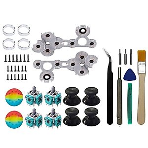 Onyehn Xbox One Controller Joystick Replacement,4pcs 3D Analog Joysticks Sensor Replacement Parts for Xbox one Controller(with T6 T8 Screwdriver Kit)