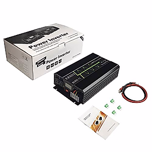 KRXNY 2000W High Efficiency Pure Sine Wave Power Inverter Converter 48V DC to 120V AC 60HZ for Off Grid Solar System