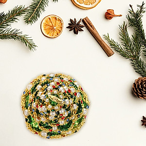 VOSAREA Christmas Tree Ring Holder Christmas Tree Figurine 1pc Christmas Tree Jewelry Box Miss Crafts Accessories Tin Alloy Tabletop Christmas Tree Christmas Tree Table Decor