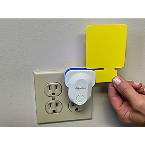 18 Pack Flying Insect Trap Refill Kit, Indoor Plug-in Fly Trap Refill Sticky Glue Cards, Safe Non-Toxic Easy to Use Flying Insect Catcher Sticky Refill Kit for Flies, Gnats, Moths and Other Insects