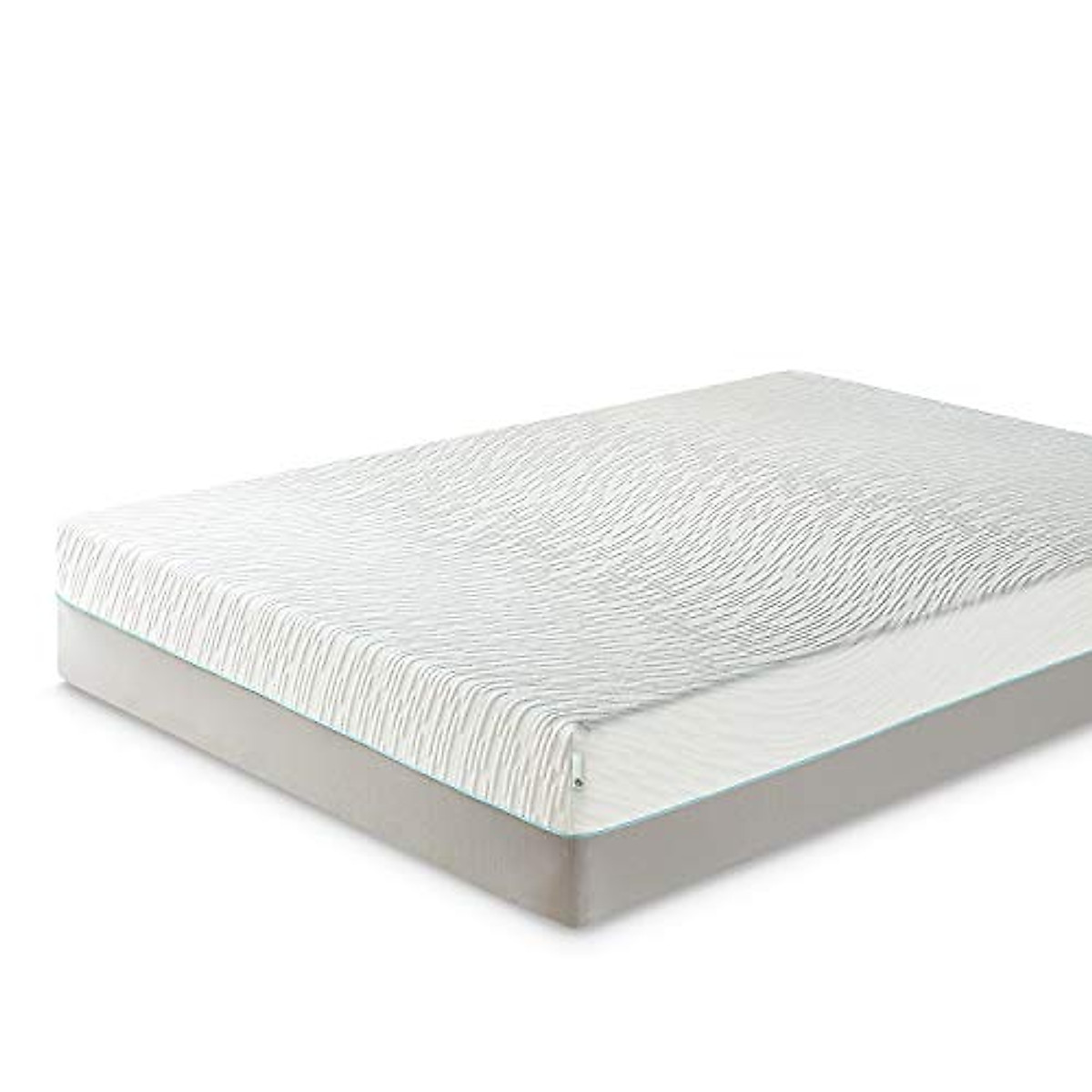 Zinus 13 Inch Green Tea Pressure Relief Memory Foam Mattress/Zoned Airflow Design/CertiPUR-US Certified/Bed-in-a-Box, Queen