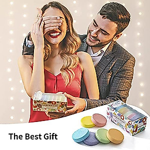 LORIMOMO Shower Steamers,6 PCS Shower Bombs Aromatherapy with Essential Oils, Shower Bombs Creat The Home-spa,Fizzies Great for Sinus and Stress Relief,Shower Steamers for Women Gift Set