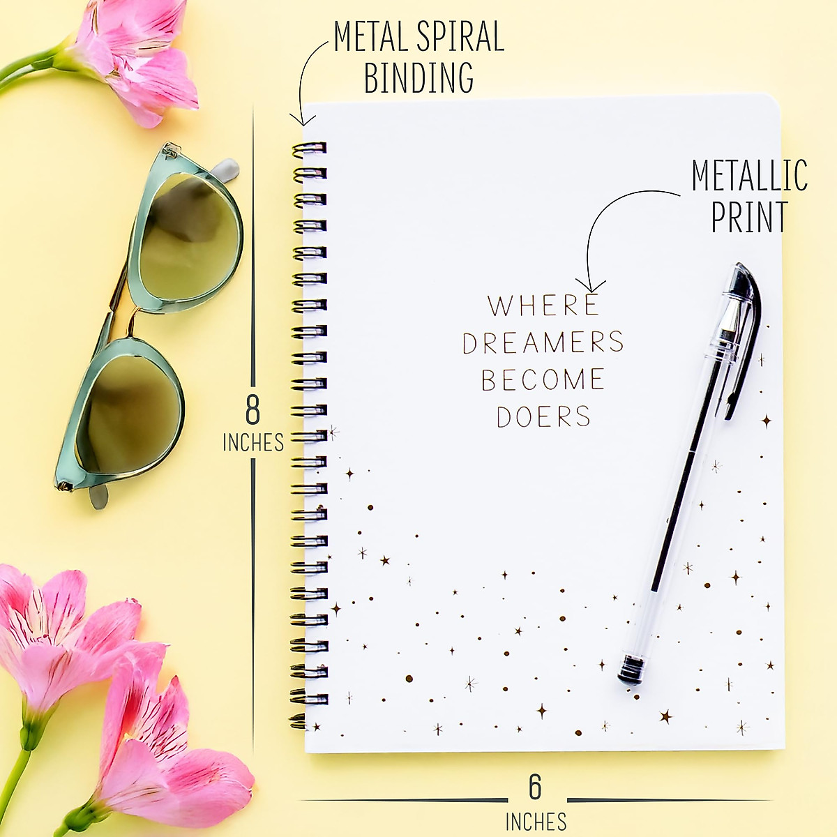 STMT D.I.Y. Dreamers Become Doers Journaling Set, Stationery Set, Bullet Journal Kit, Journaling Kit, Journals for Teen Girls, DIY Journal Set for Girls Ages - 8+