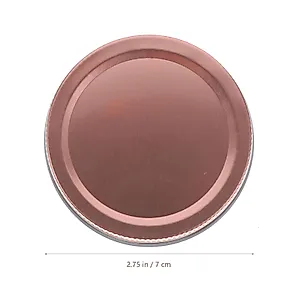 BESTonZON 12pcs Sturdy Mason Jar Covers Multipurpose Reusable Canning Lids for Leakproof Sealing Convenient Jar Covers for Home Canning and Preservation