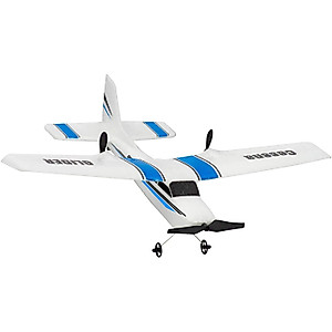 QT RC Plane 2.4Ghz 2 Channel Remote Control Airplane Ready to Fly,Durable EPP Foam RC Aircraft for Adults and Beginner, Easy & Ready to Fly, Great Gift Toy for Kids (Blue)