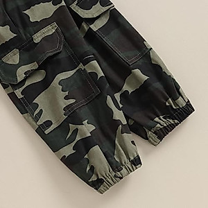 Fernvia Toddler Boys Clothes 2T 3T 4T 5T Fall Outfits Baby Hoodie Sweatshirt & Camouflage Pants Set Kids Winter Sweatsuit