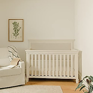 NAMESAKE Darlington 4-in-1 Convertible Crib in Warm White, Greenguard Gold Certified