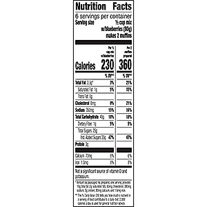 Betty Crocker Wild Blueberry Muffin and Quick Bread Mix, 16.9 oz