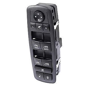 OCPTY Power Window Switch Driver Side Power Window Master Control Switch Fits 2012-2015 for Chrysler Town Country 2012-2015 for Dodge Grand Caravan 2013-2015 for Ram 1500 2500 Replace 68110867AB