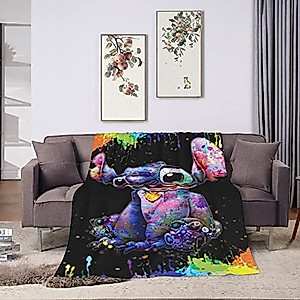 Cute Blanket Super Soft Blankets Lightweight Warm Throw Blankets for Couch Bed Sofa Travel Camping Gift(40x50inches)